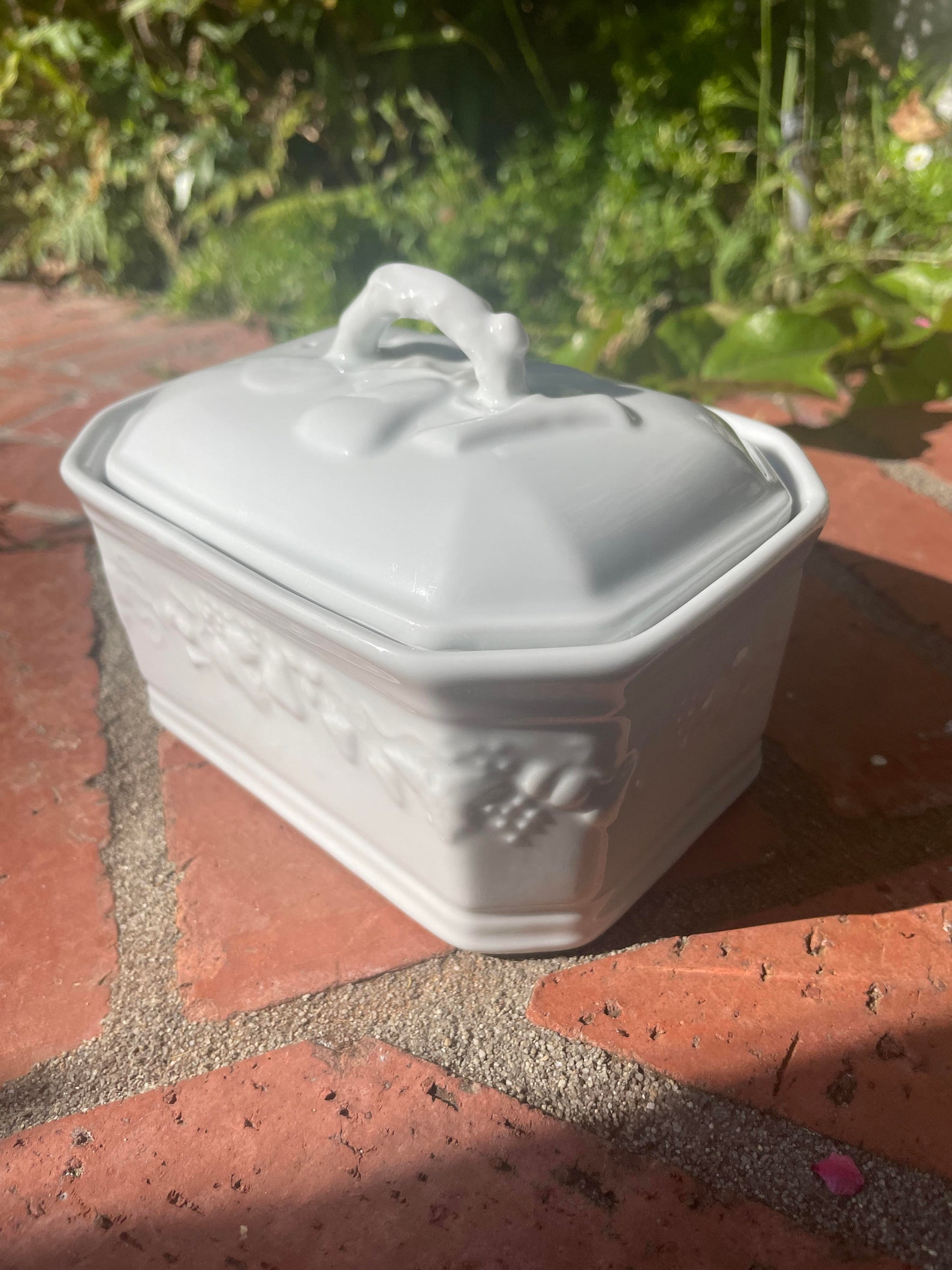Blanc De Blanc Pate Tureen Octagonal Philippe Deshoulieres Limoges ...