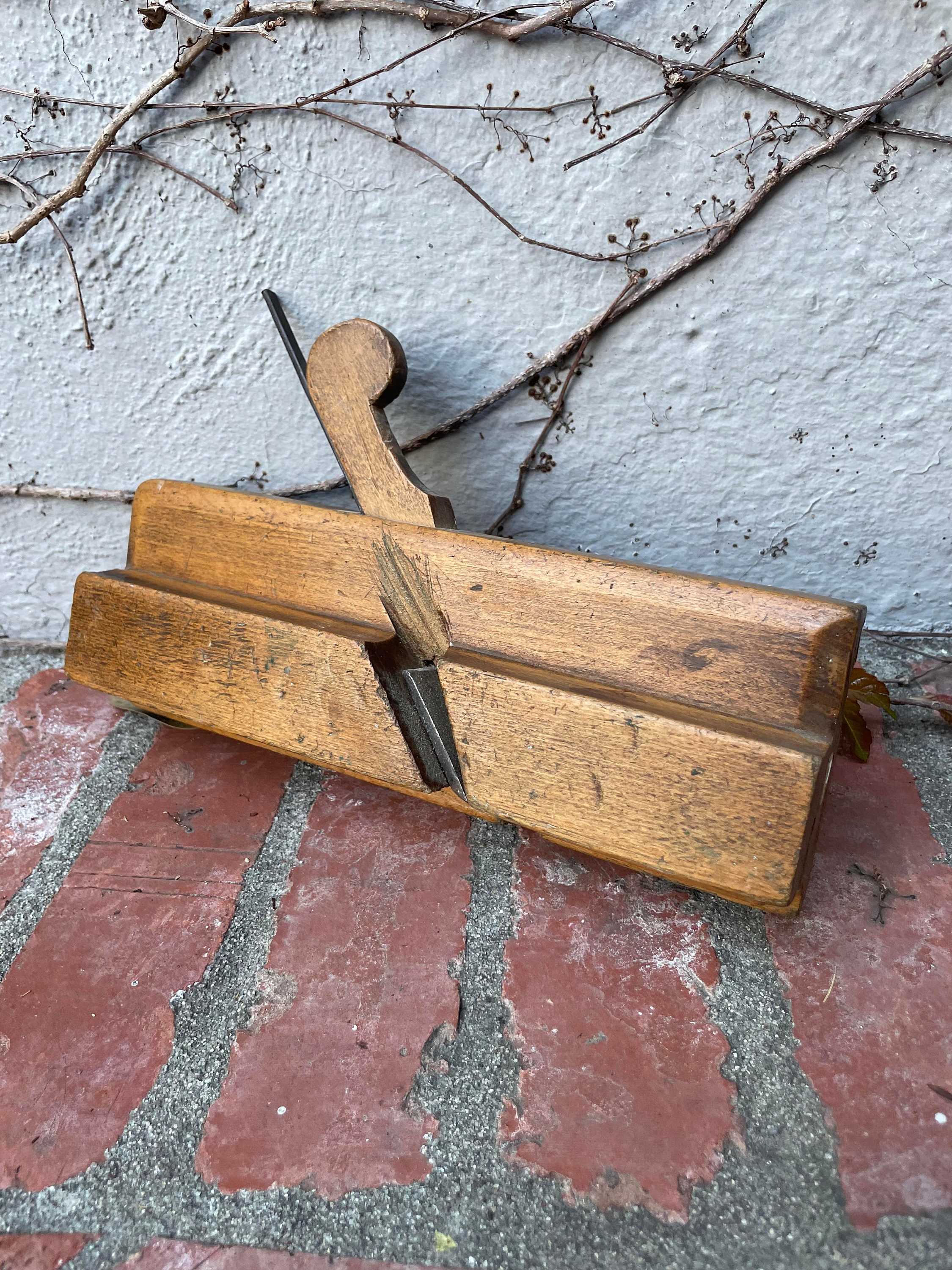 Vintage Wood Molding Planer Primitive American Tools Antique ...
