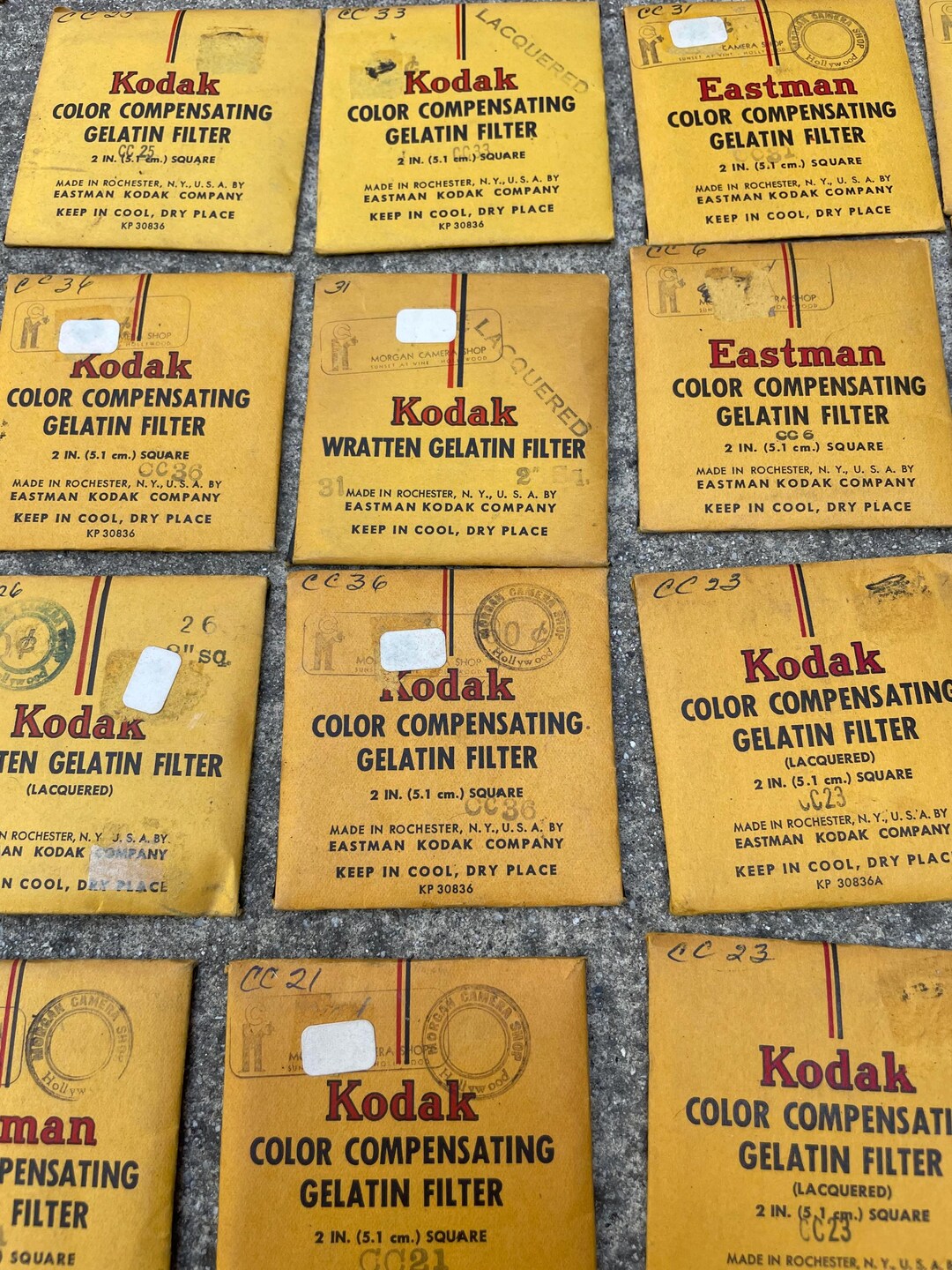 34 Brand New Kodak Color Compensating Gelatin Filters Please Read - Etsy
