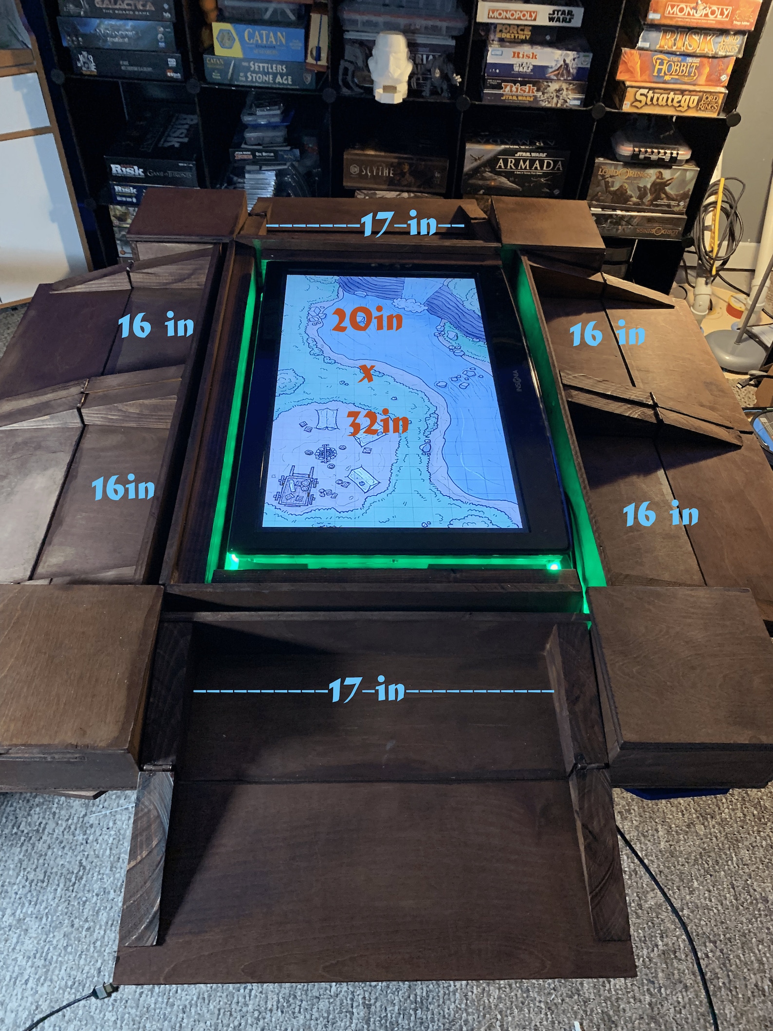 Noble's Game Day Table MK1 Design - Etsy