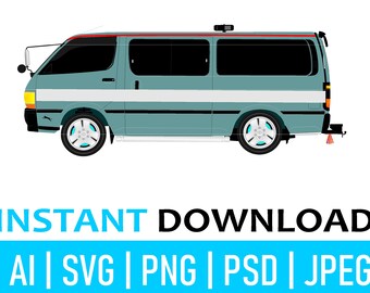 Classic Toyota Hiace - Etsy