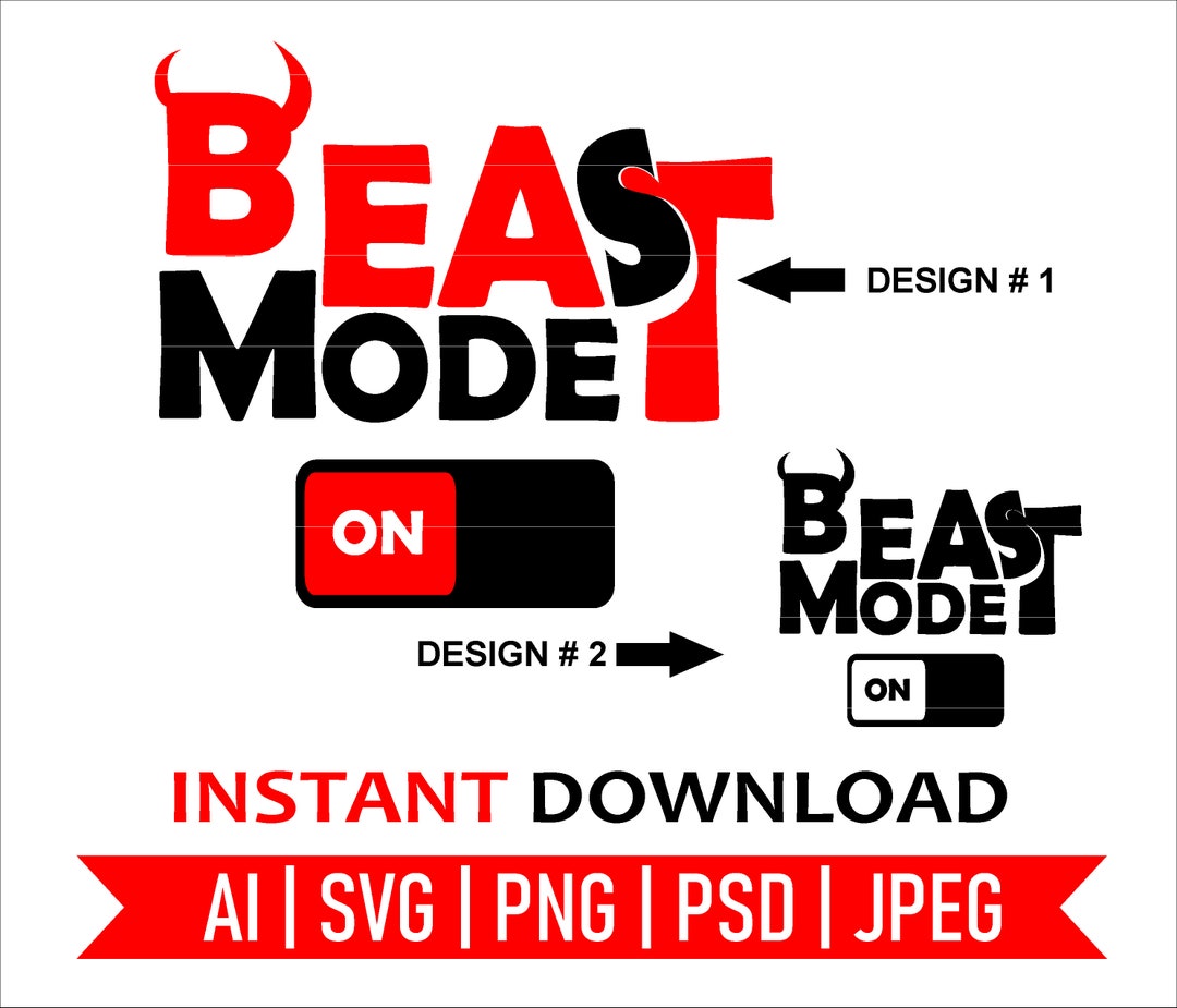 Beast Mode Svg Beast Mode Png Wild Mode Svg Cricut Beast - Etsy