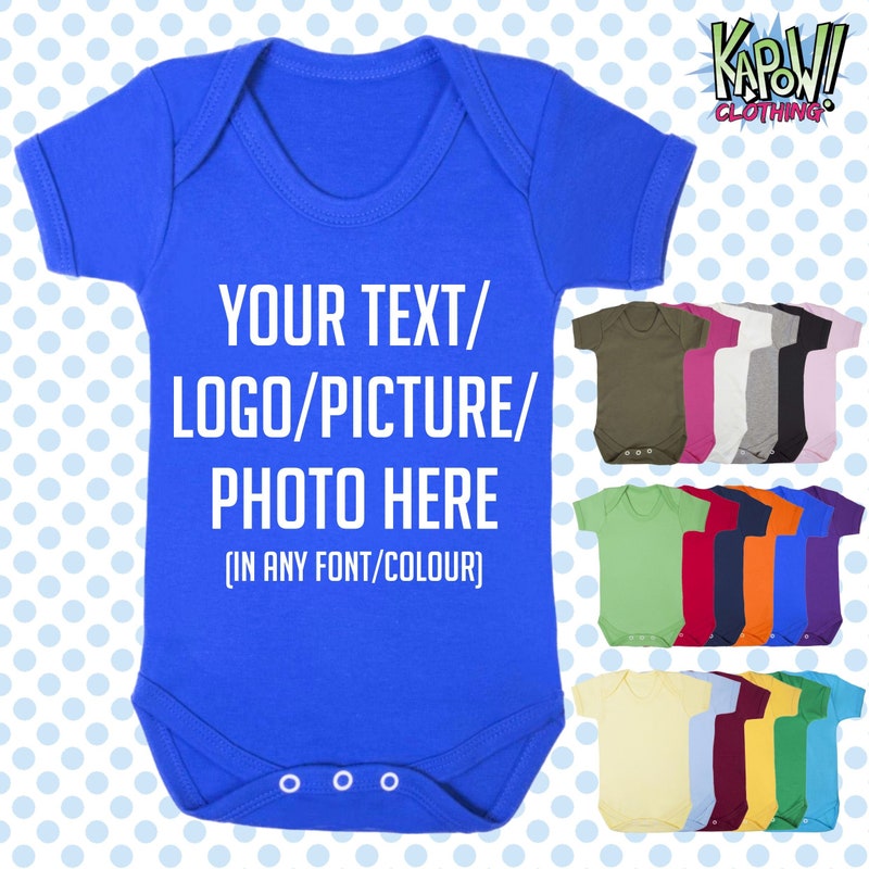 Personalised Baby Grow - Etsy UK