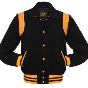Unisex Varsity Jacket Letterman College American Style Jacket & Bomber ...