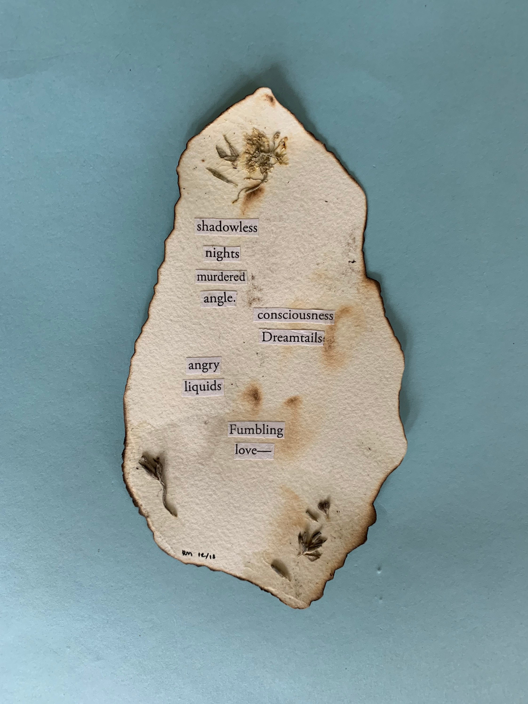 Dada Inspired Poem/ Collage - Etsy