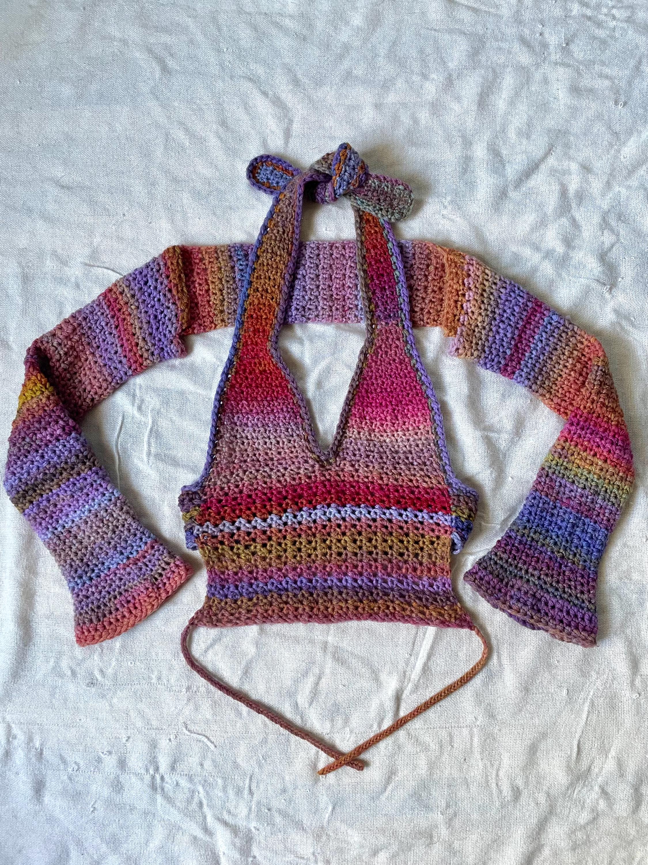 Everyday Crochet Halter Top W/ Matching Shrug Set - Etsy