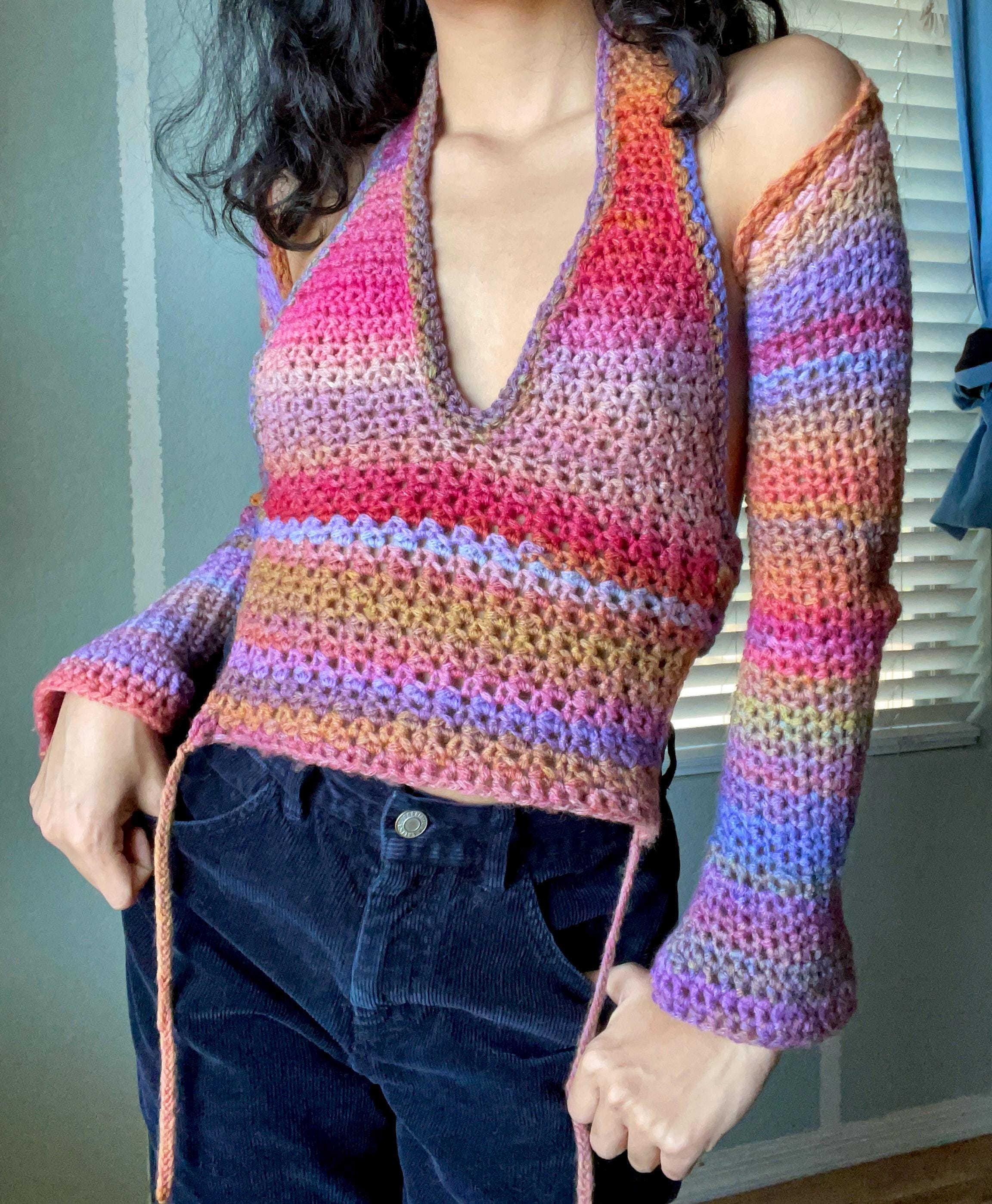 Everyday Crochet Halter Top W/ Matching Shrug Set - Etsy