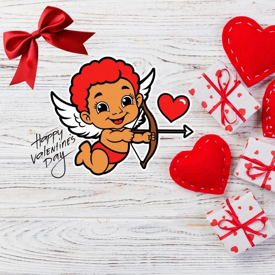 Valentine Cupid Clip Art Digital Download Canva Template, Edit in Canva ...