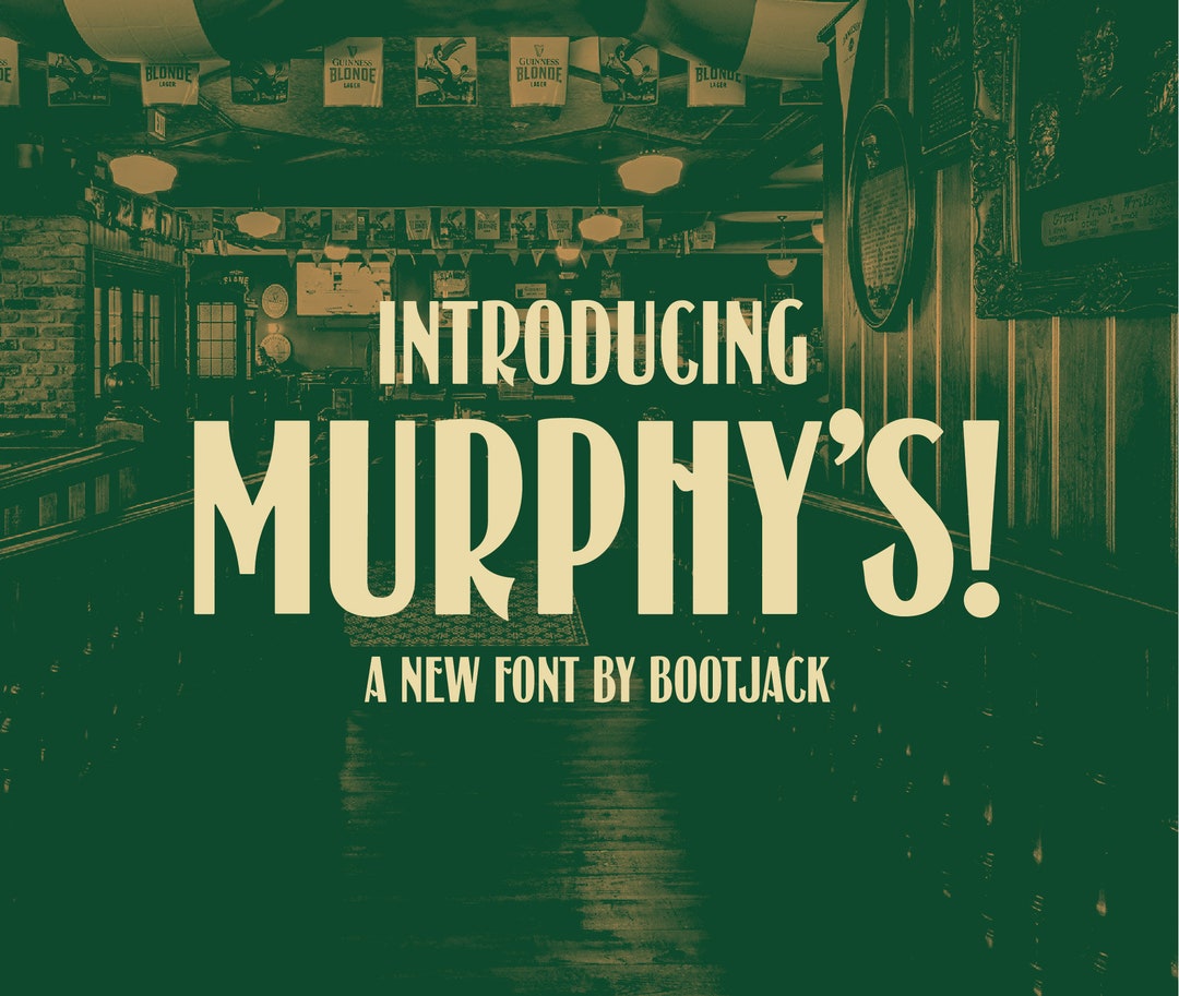 Murphy's Font - Etsy