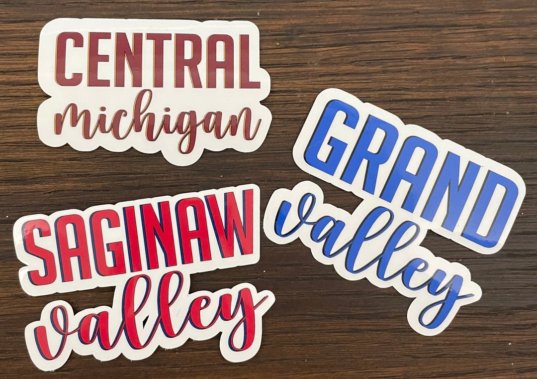 CUSTOM University Sticker Cursive College Trendy Sticker Water Bottle ...