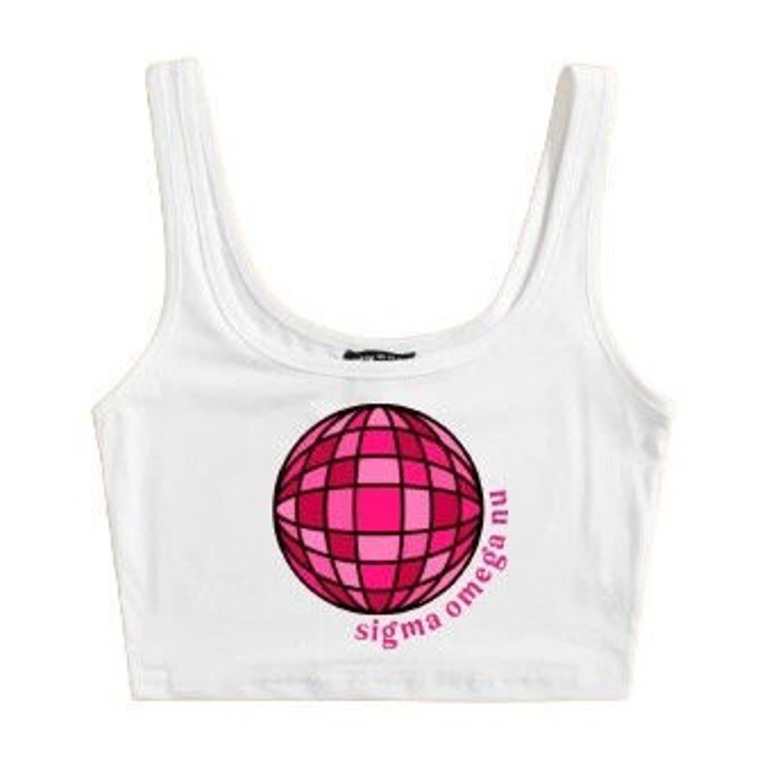 CUSTOM Sorority Tank Top Custom Sorority Crop Top Greek Life Sorority ...