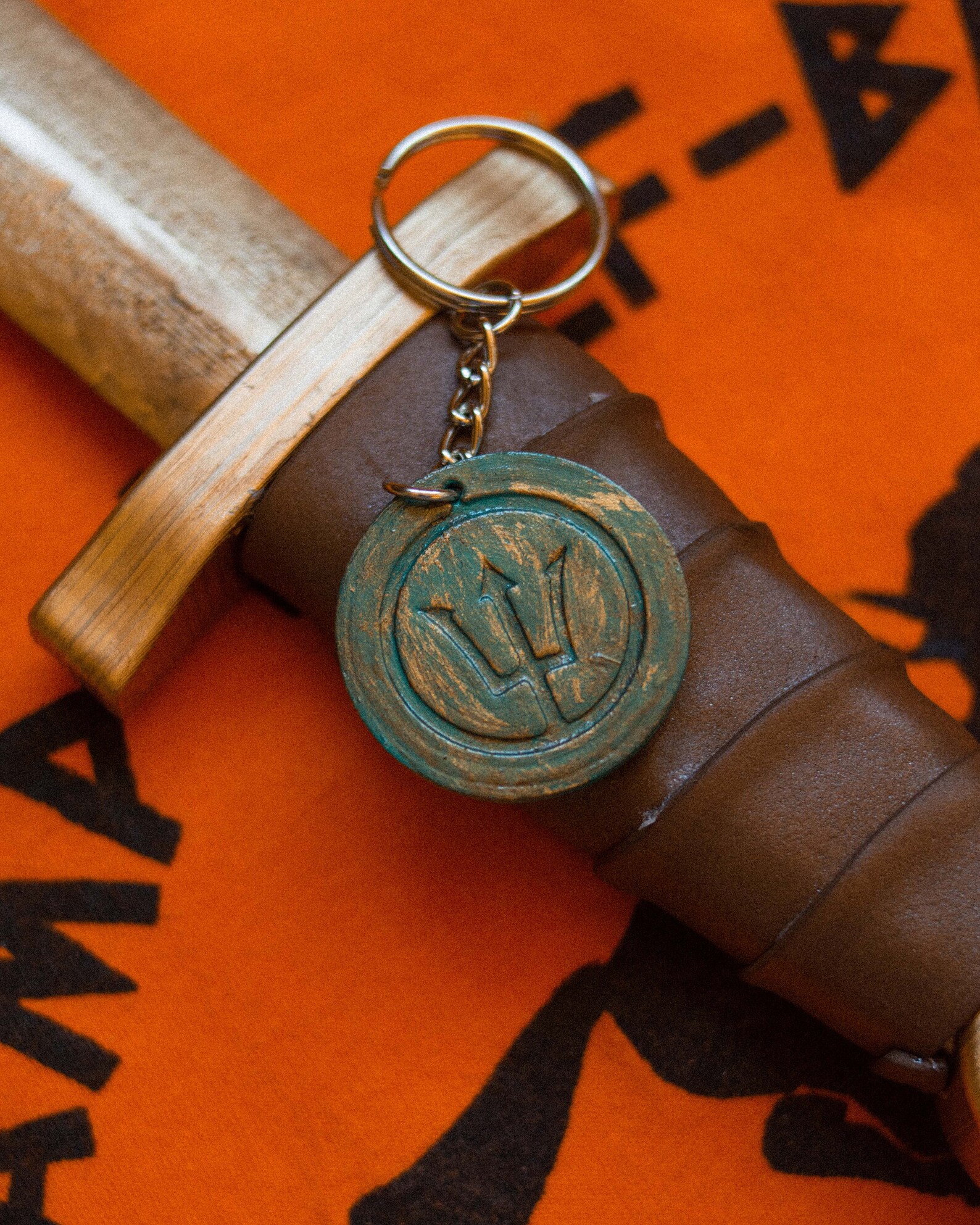 Percy Jackson Keychain PJO Inspired Keychain Poseidon's Trident ...