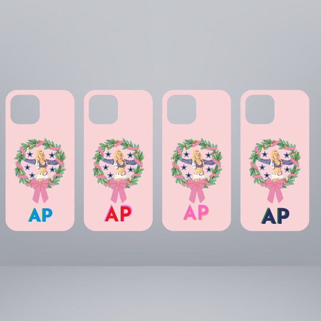 Dallas Cowboys Holly Dolly Parton Wreath Phone Cases, Customizable With ...