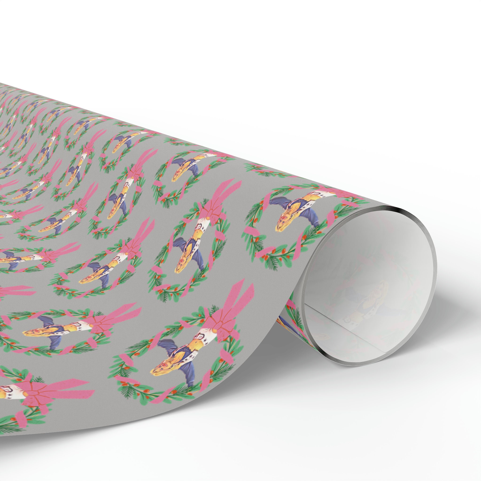 Dolly Parton Wrapping Paper: Pink Wreath Pattern, Country Music Gift - Etsy