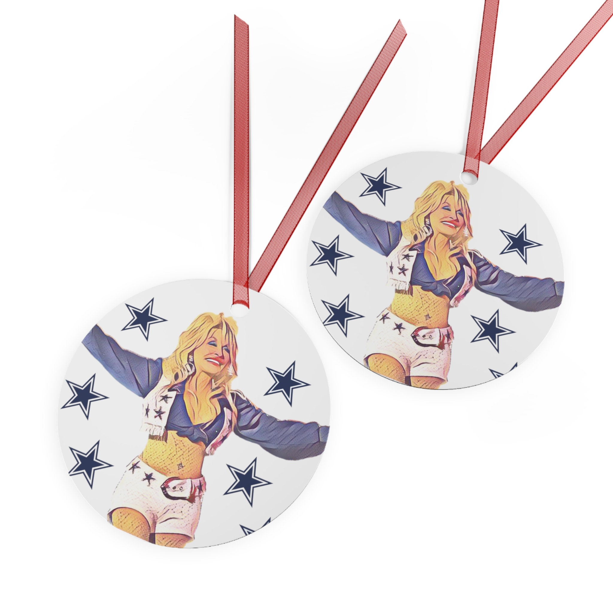 Dolly Parton Dallas Cowboys Christmas Ornament, Dolly Parton Ornament ...