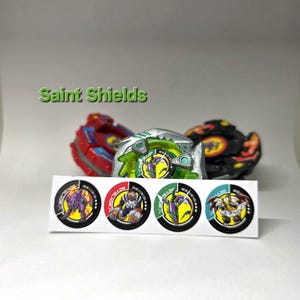 Beyblade X Retro Bit Beast Stickers - Etsy