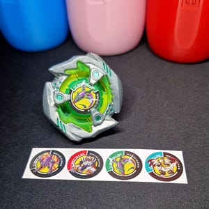 Beyblade X Retro Bit Beast Stickers - Etsy