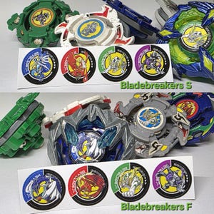 Beyblade X Retro Bit Beast Stickers - Etsy