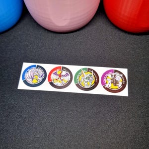 Beyblade X Retro Bit Beast Stickers - Etsy
