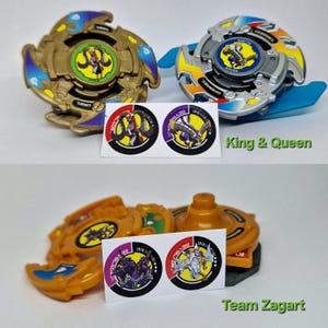 Beyblade X Retro Bit Beast Stickers - Etsy
