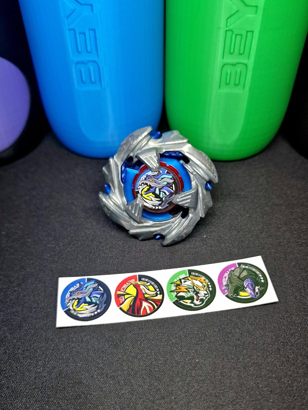 Beyblade X Retro Bit Beast Stickers - Etsy