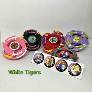 Beyblade X Retro Bit Beast Stickers - Etsy
