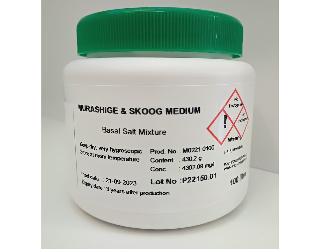 Medio basal Murashige & Skoog medio MS para cultivo de tejidos ...