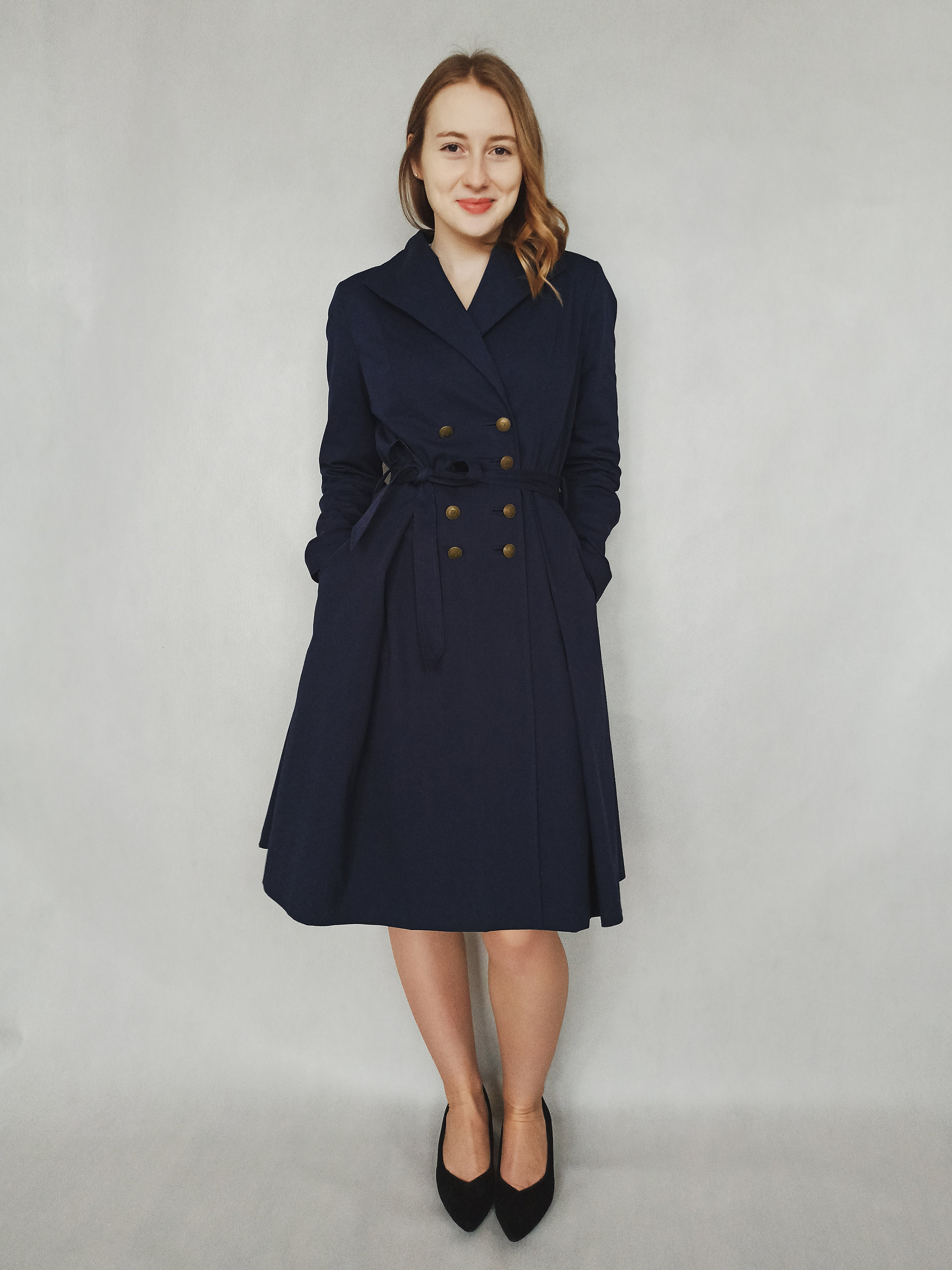 PDF Coat Pattern Woman Trench Coat Sewing Pattern Wool Coat - Etsy