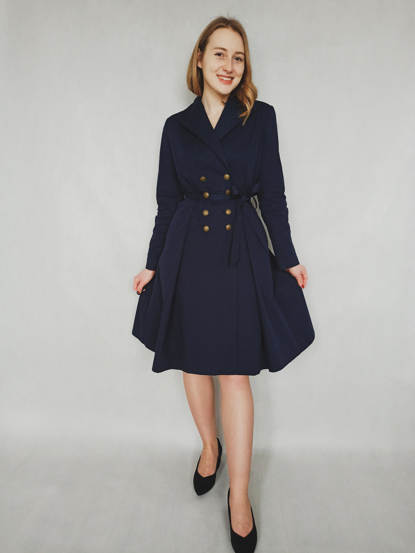 PDF Coat Pattern Woman Trench Coat Sewing Pattern Wool Coat - Etsy