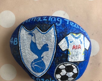 Football Painted Rock - Etsy