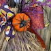 Candy Corn Witch Broom Enchanted Witch Broom Halloween Decor Halloween ...