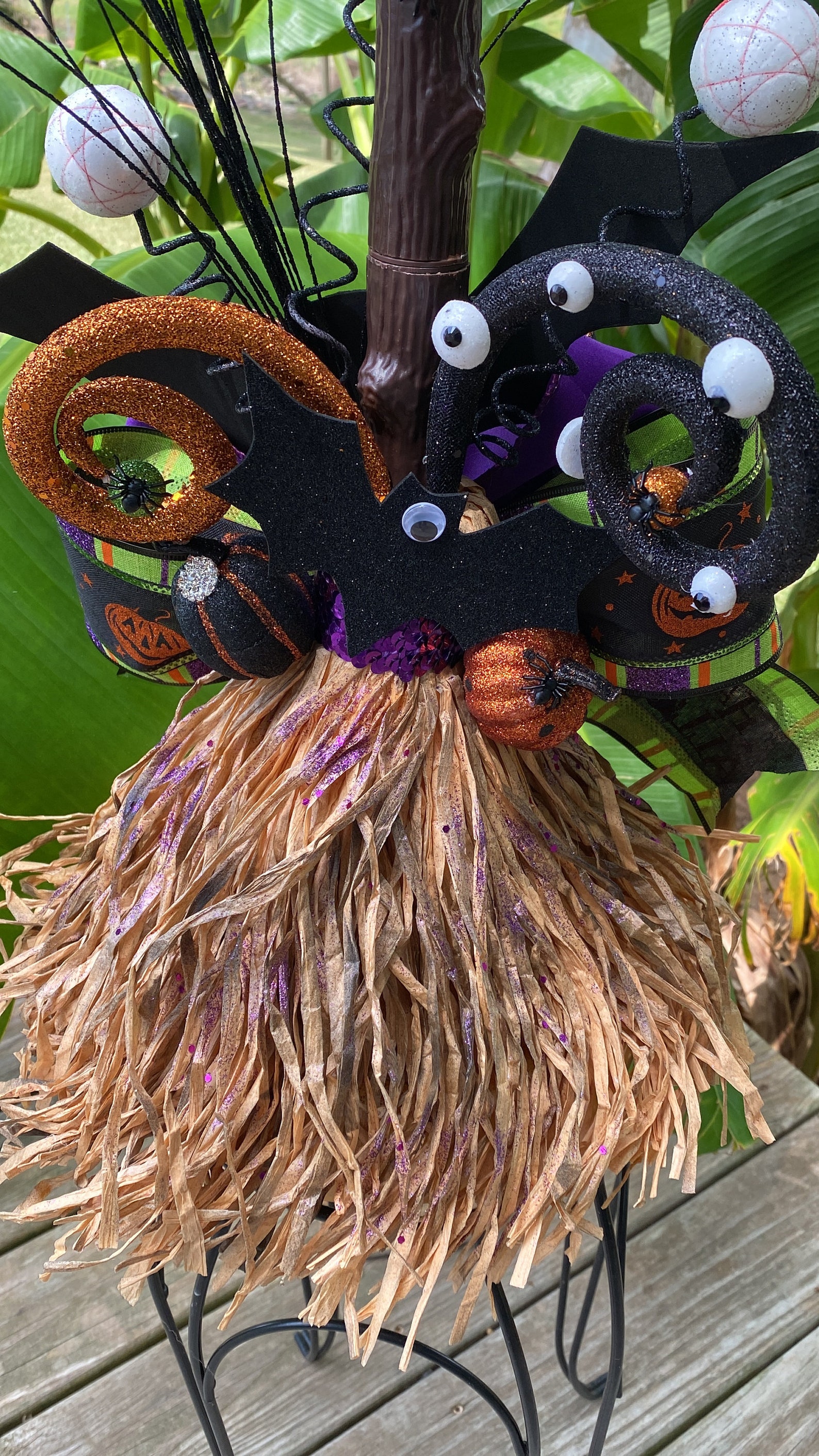 Animated Witch Broom Enchanting Witch Broom Halloween Decor Halloween ...