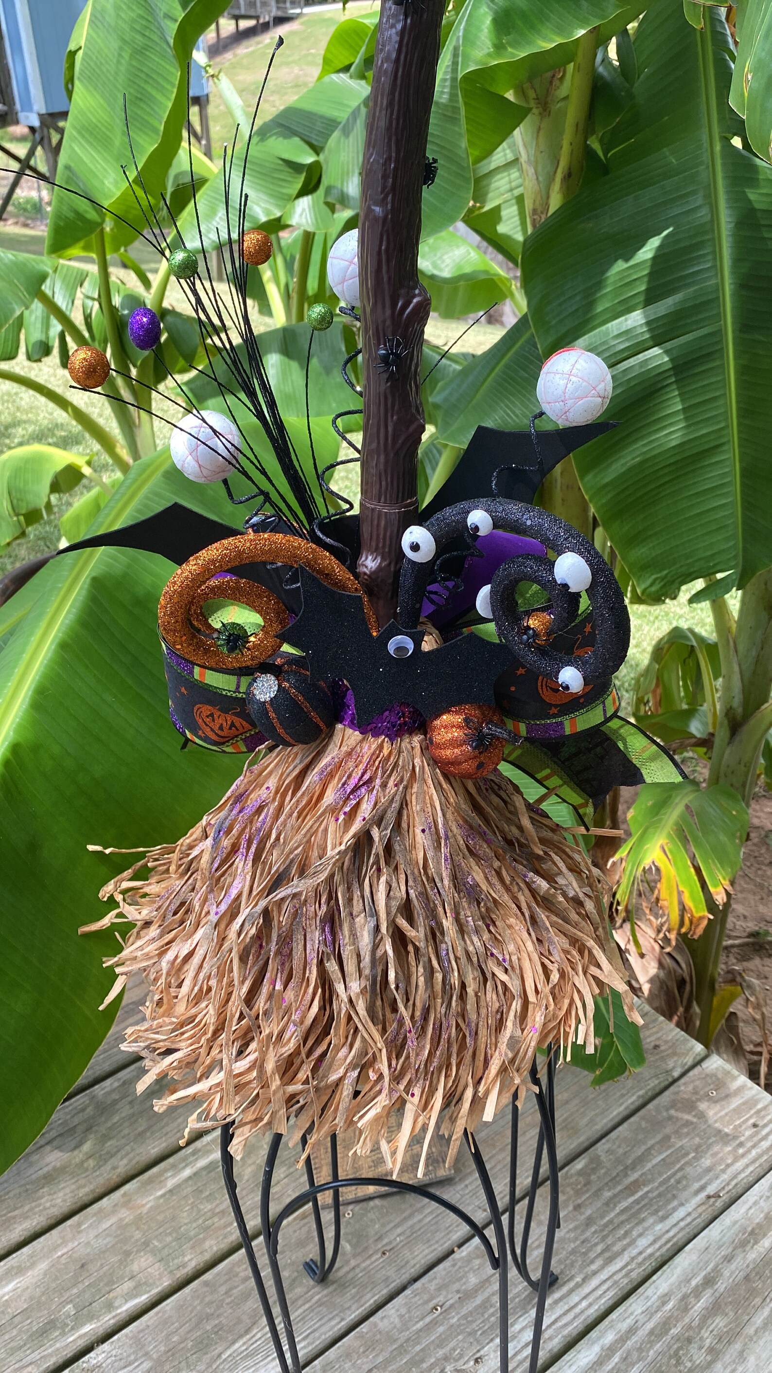 Animated Witch Broom Enchanting Witch Broom Halloween Decor - Etsy