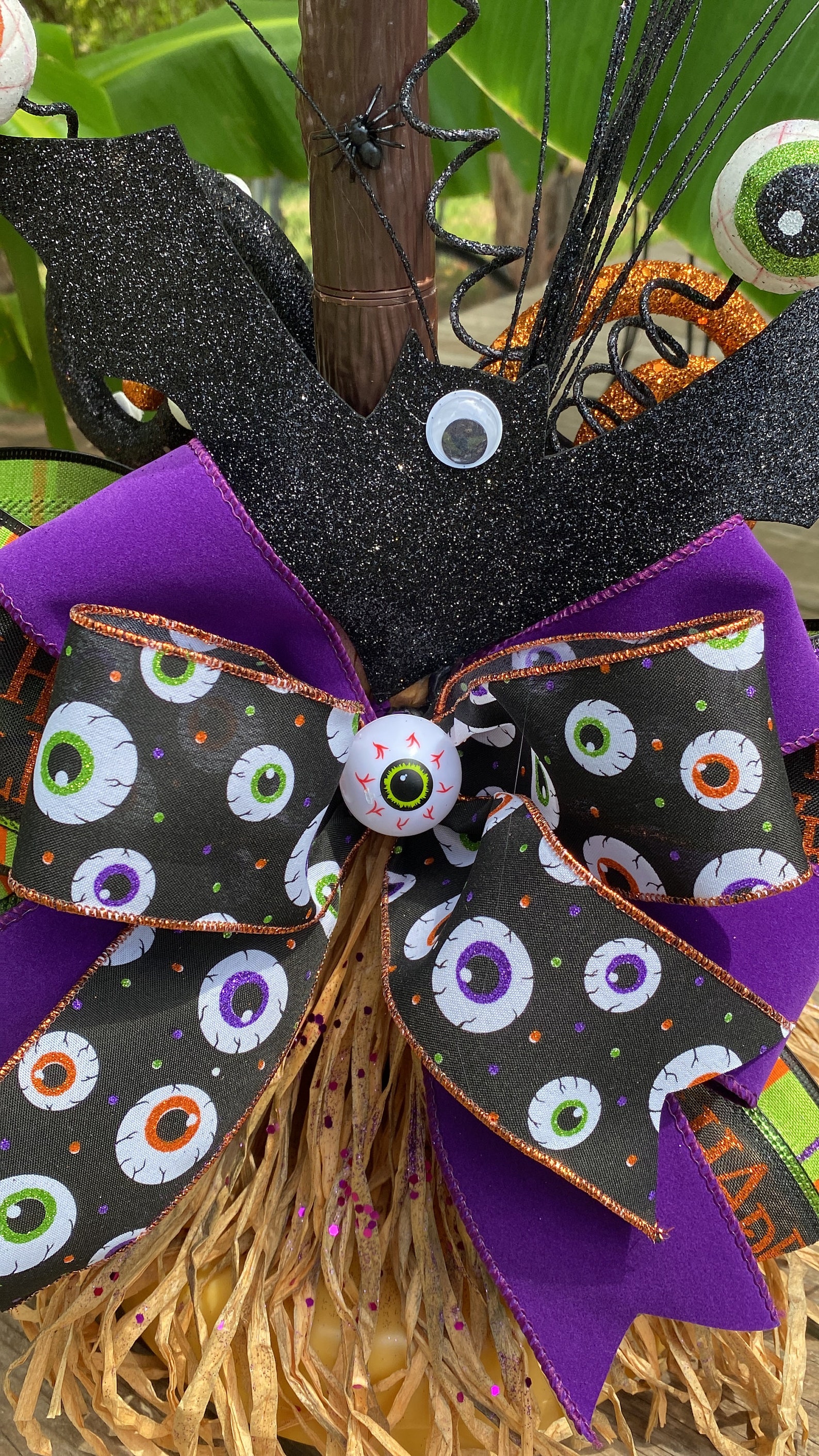 Animated Witch Broom Enchanting Witch Broom Halloween Decor Halloween ...