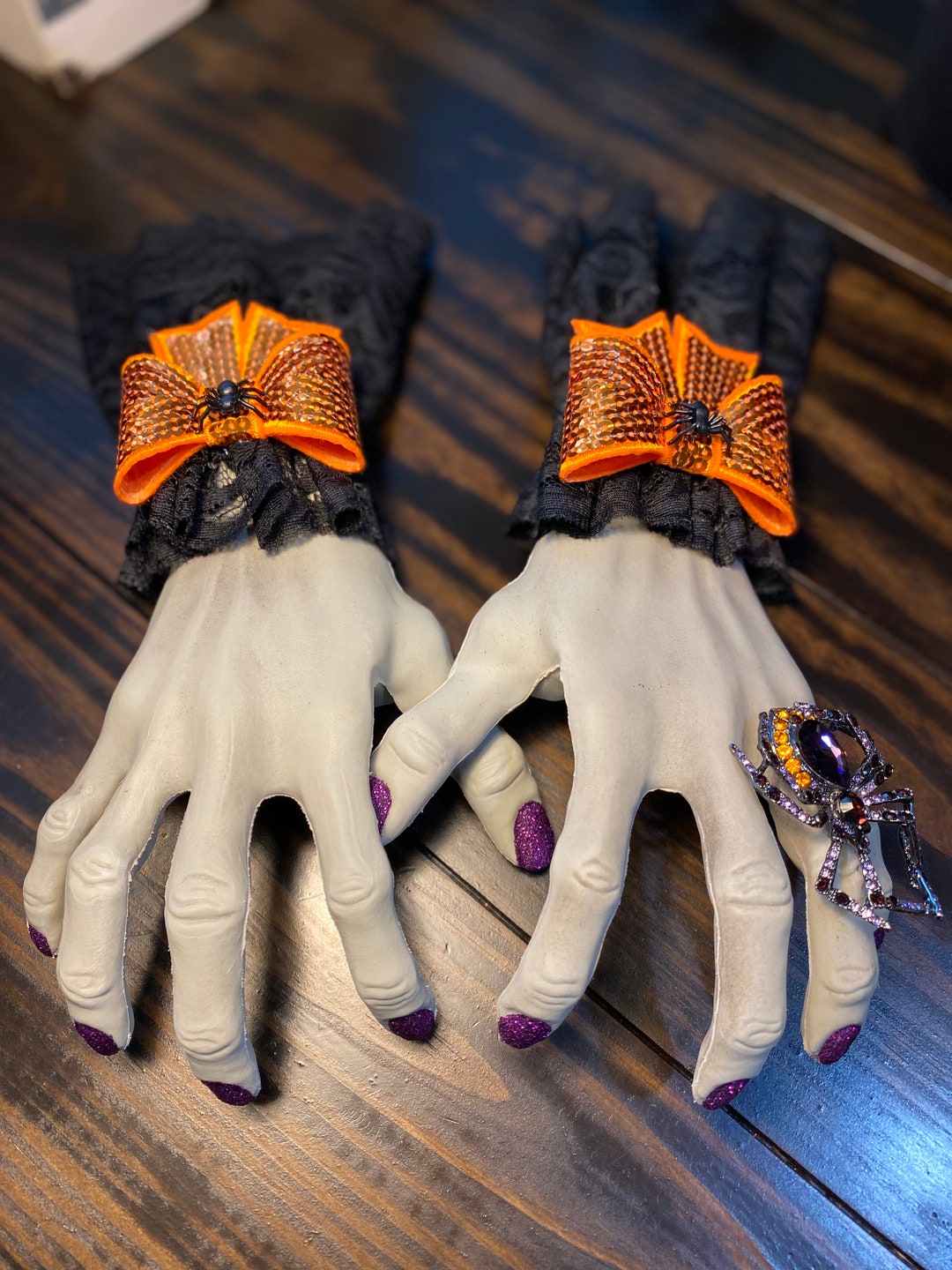 Halloween Monster Hands Halloween Wreath Attachments Halloween Decor ...