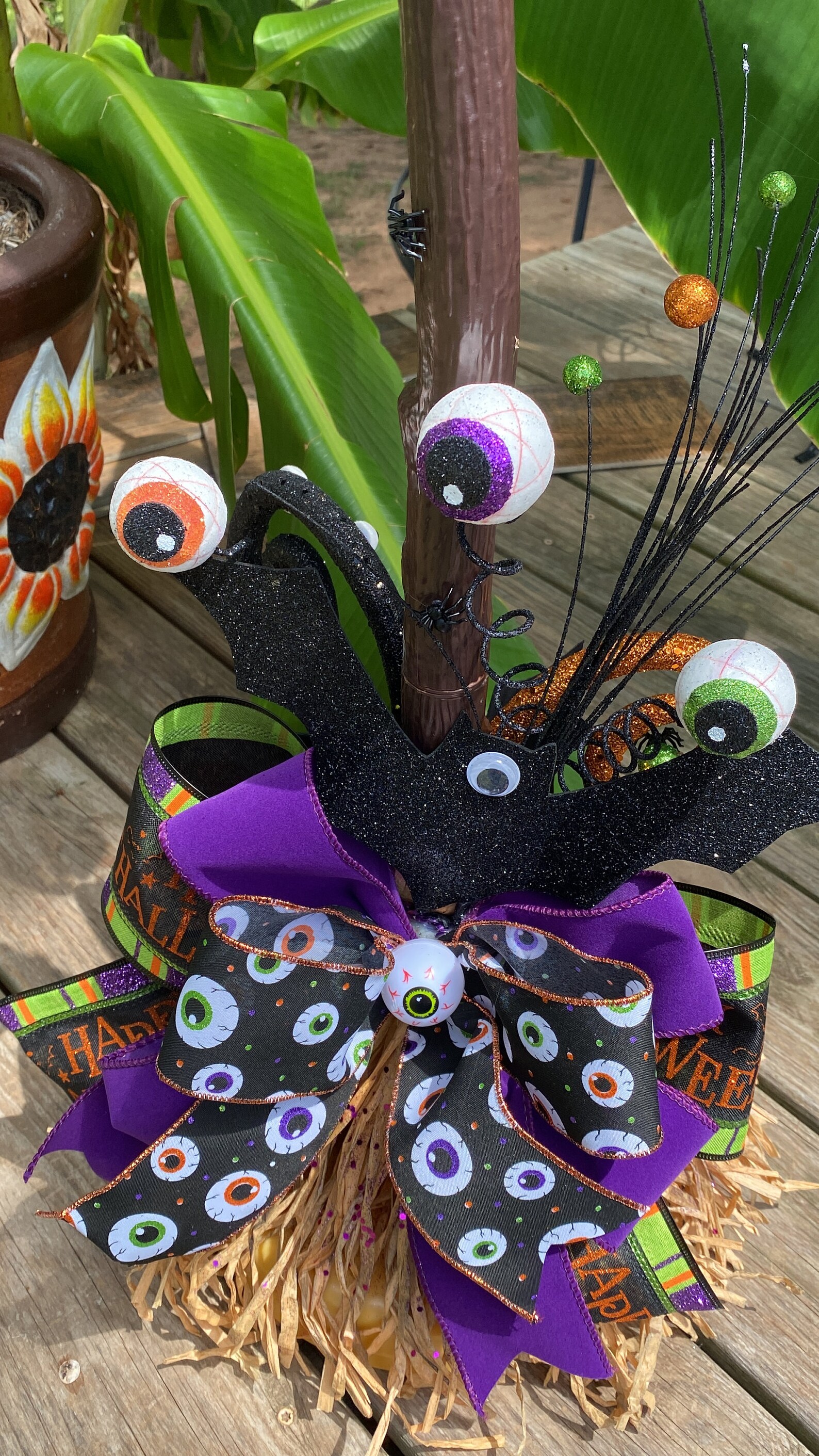 Animated Witch Broom Enchanting Witch Broom Halloween Decor Halloween ...