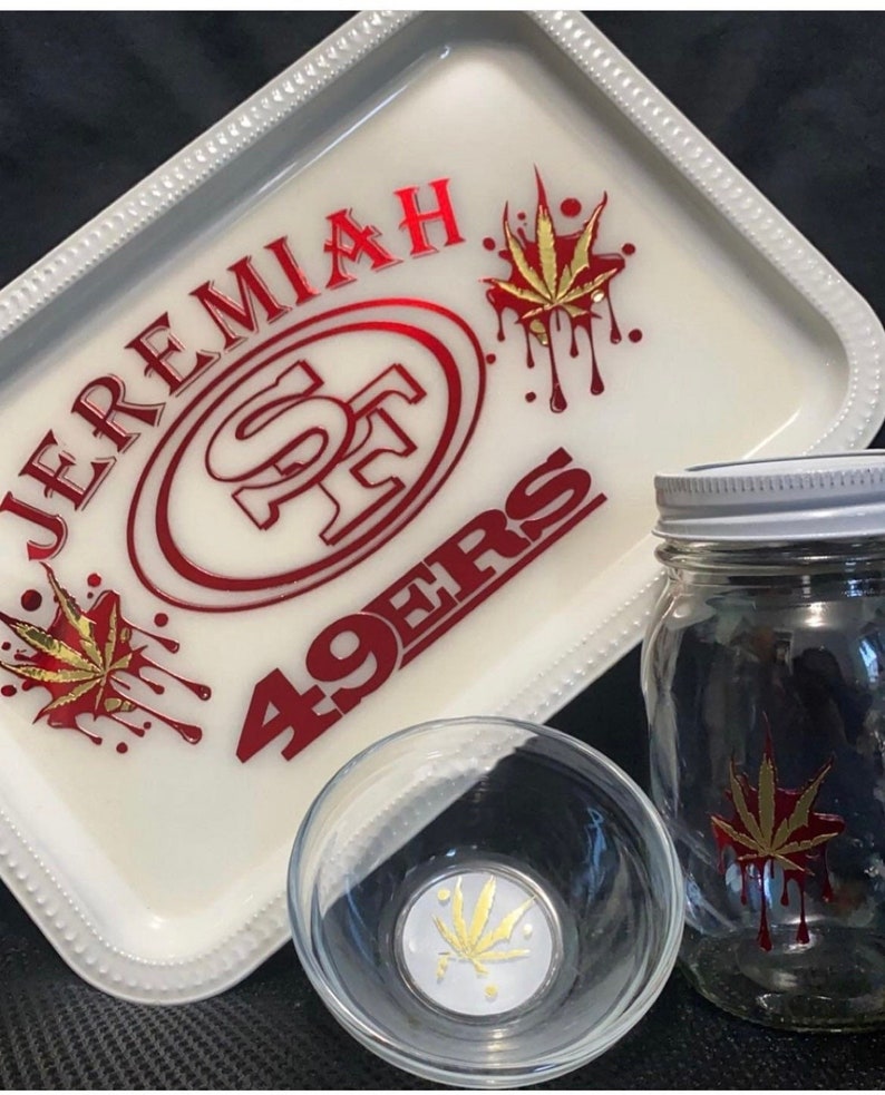 49er Rolling Tray, Rolling Trays, Marijuana Rolling Tray, Weed Trays - Etsy