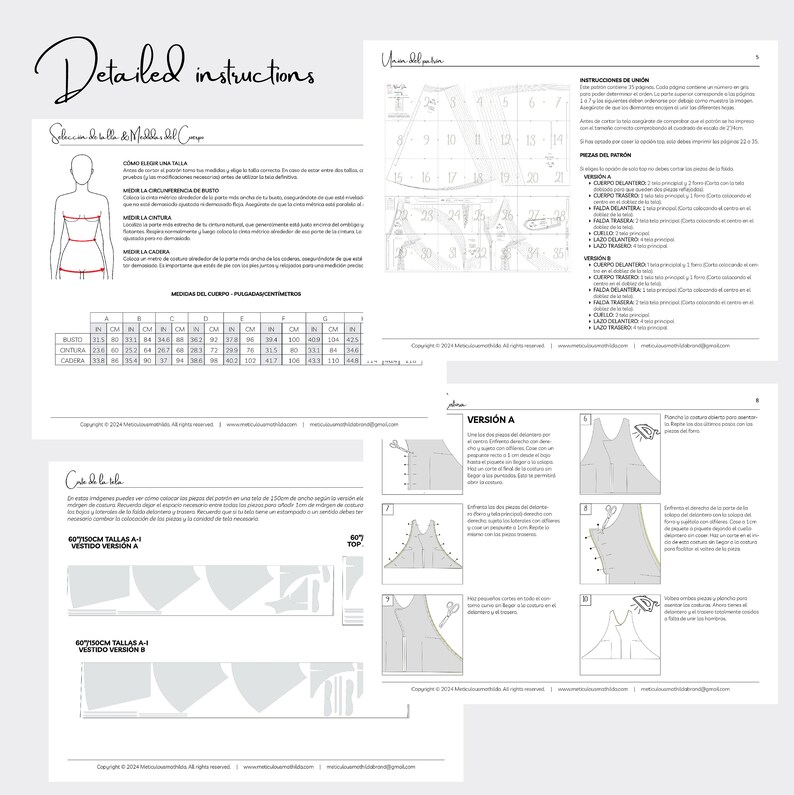 Guida Dress Pattern - Etsy