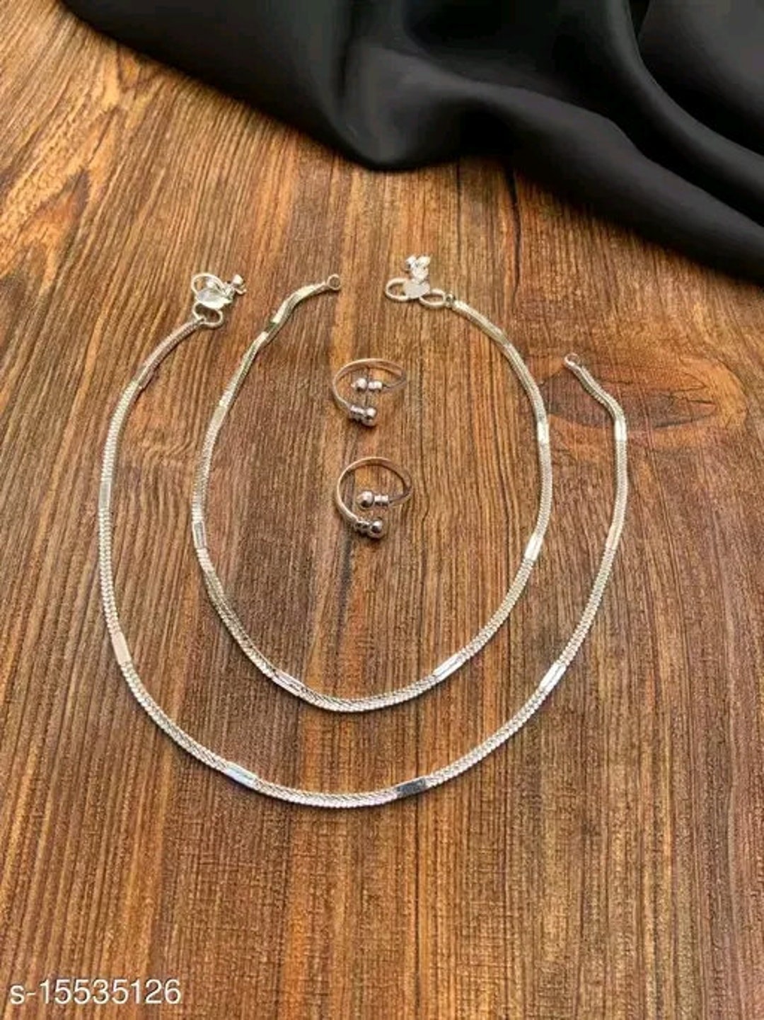 Silver Indian Payal/anklet/payal/stone and Kundan Stone Payal/wedding ...