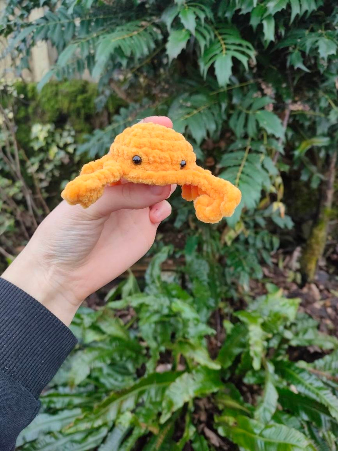 Handmade Crochet Crab Plushie - Etsy