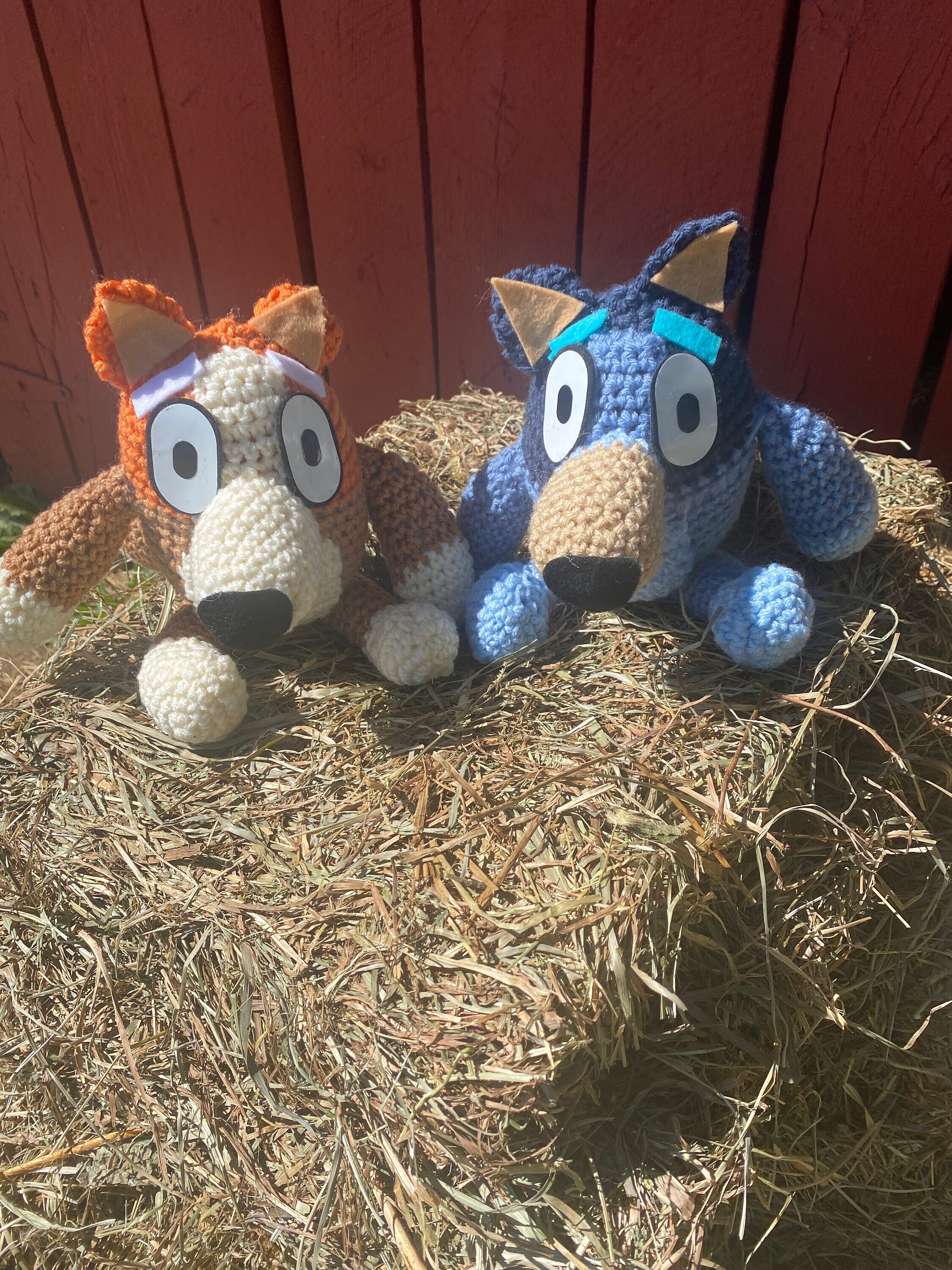 Bluey and Bingo Crochet Pattern medium Version - Etsy