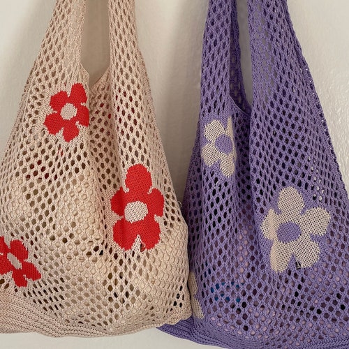 Flower Shoulder Bag - Etsy