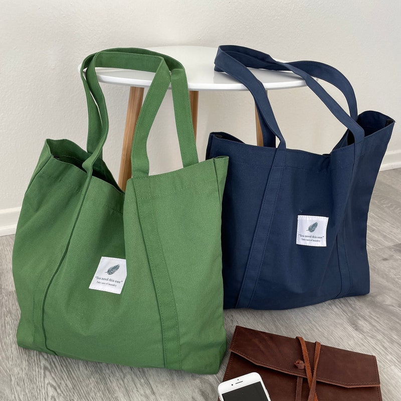 Simple Canvas Bags - Etsy