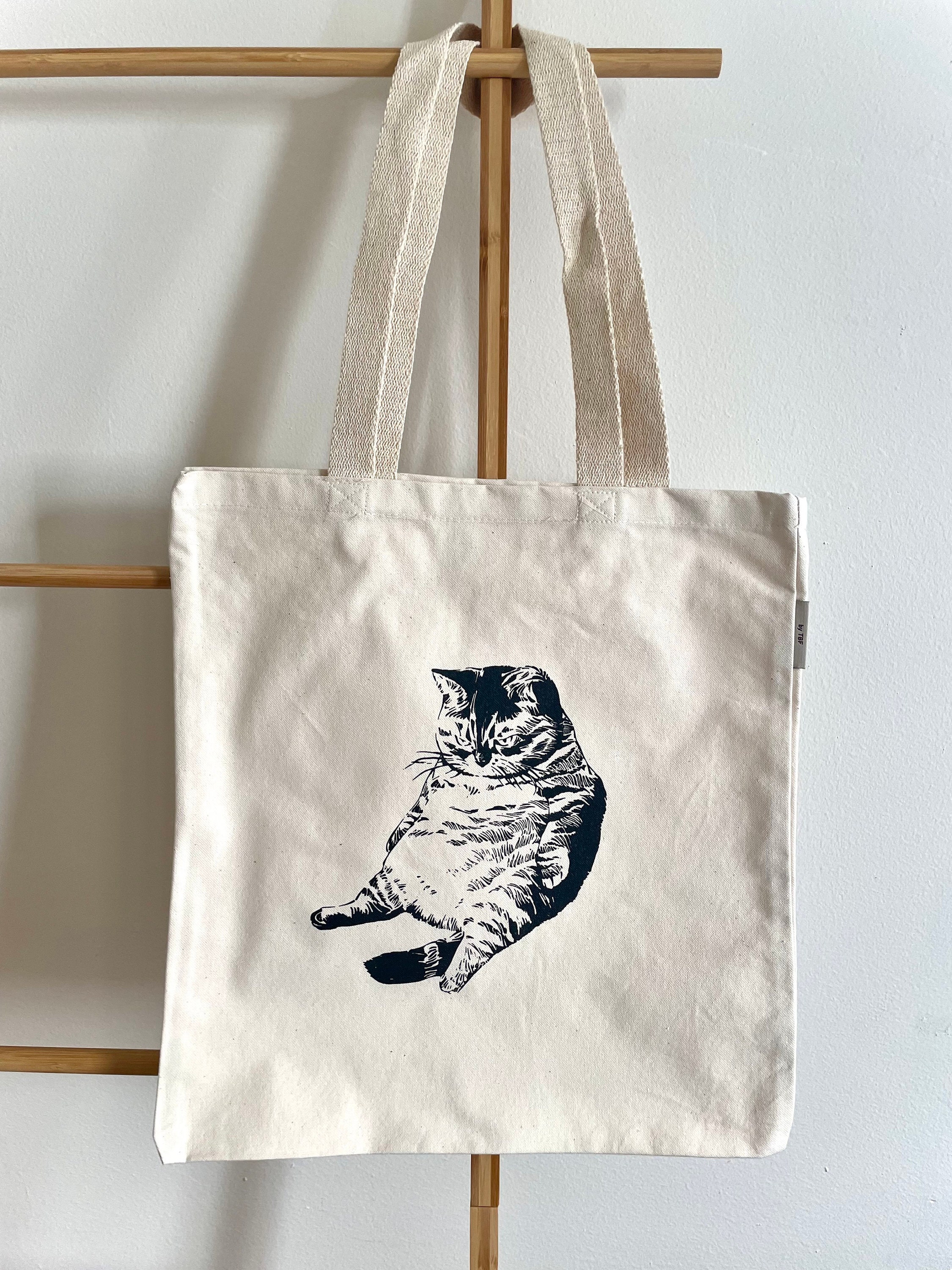 Grumpy Cat and Black Cat Tote Bags Shoulder Bag Cute Sassy - Etsy
