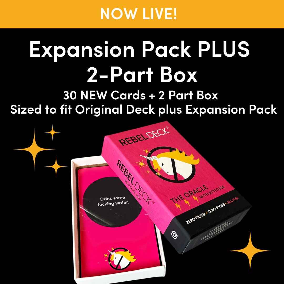 New Rebel Deck Expansion Pack-30 New Cards PLUS Two-part Box Sized to ...