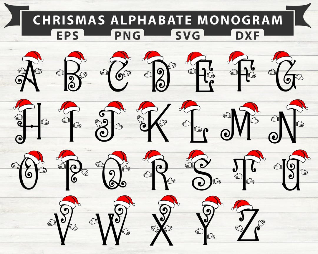 26+ CHRISTMAS SVG BUNDLE, Alphabet Svg,merry Christmas Png, Christmas ...