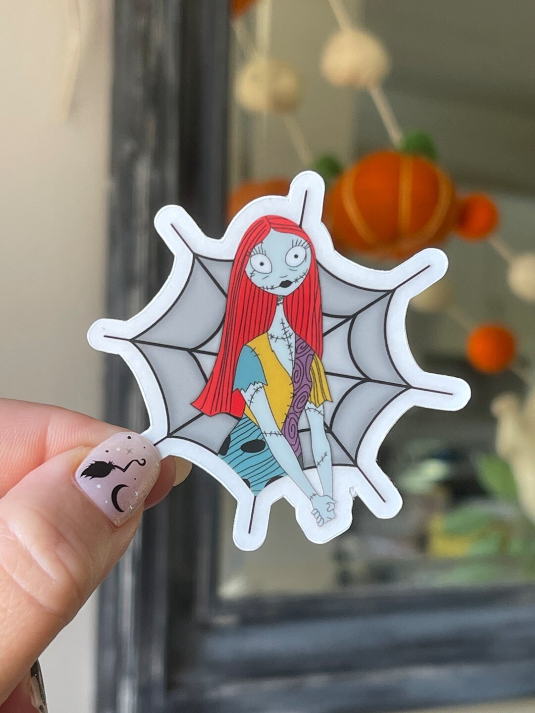 Sally Spiderweb Clear Sticker - Etsy