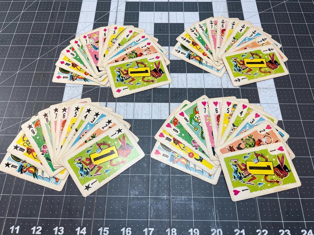 Vintage Whitman Playing Cards: Altered Art, Junk Journal Supply - Etsy