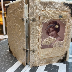 Iris Ring Bound Junk Journal/ Journal/ Victorian Junk Journal/ Gift ...