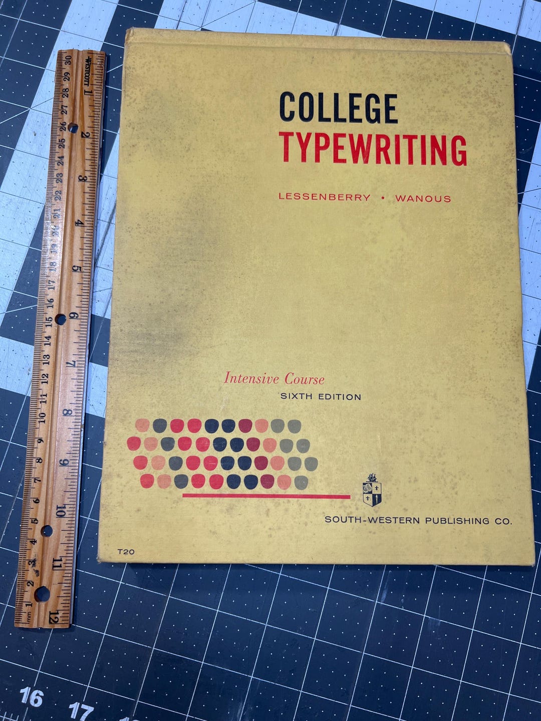 College Typewriting Sixth Edition- Lessenberry- Ephemera/ Junk Journal ...